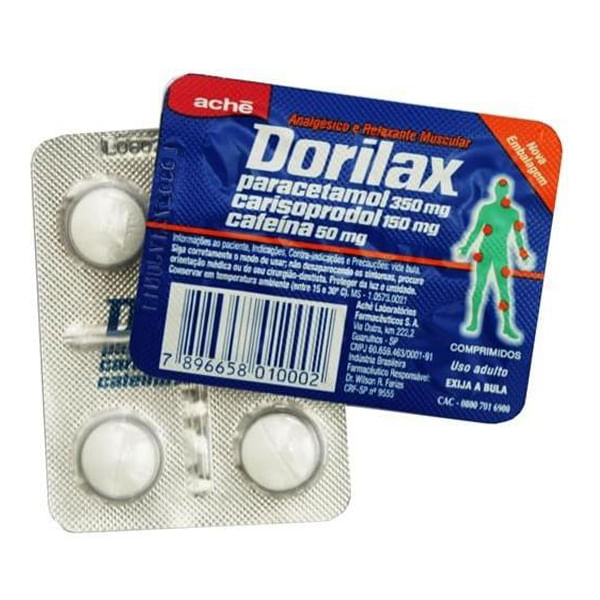 Dorilax 350 + 150 + 50Mg Caixa Com 100 Comprimidos | Drogafuji - Drogafuji