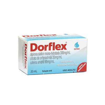 Dorflex 35Mg + 300Mg + 50Mg Solução Oral Frasco Com 20Ml | Drogafuji ...