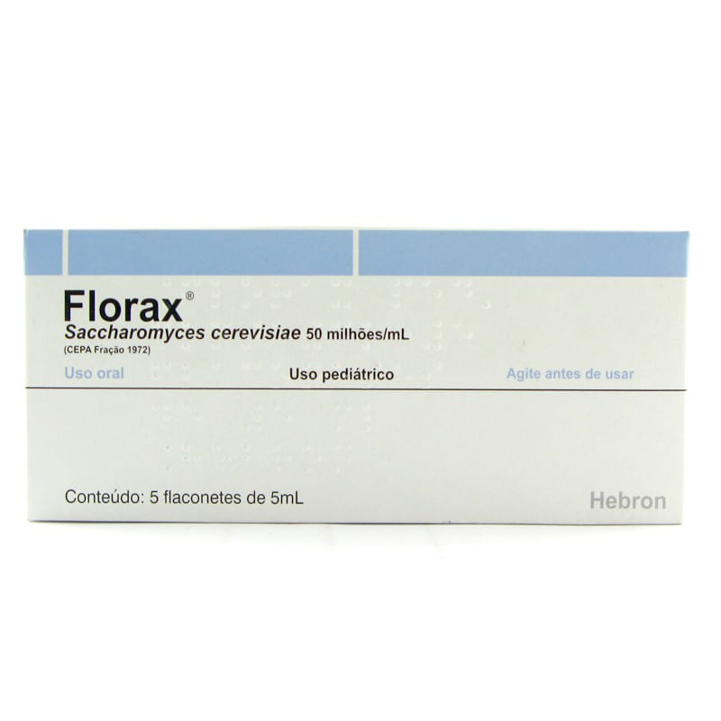 Florax Suspensão Oral Caixa Com 5 Flaconetes Com 5Ml Pediátrico ...