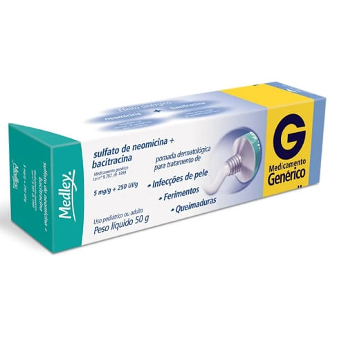 Sulfato de Neomicina + Bacitracina 50G|Drogafuji - Drogafuji