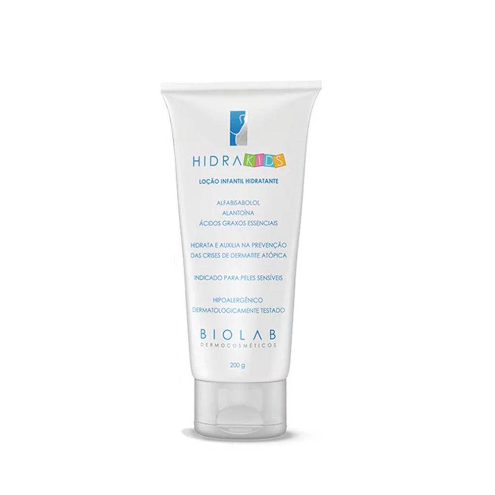 Hidra Kids Loção Infantil Bisnaga Com 200G | Drogafuji - Drogafuji