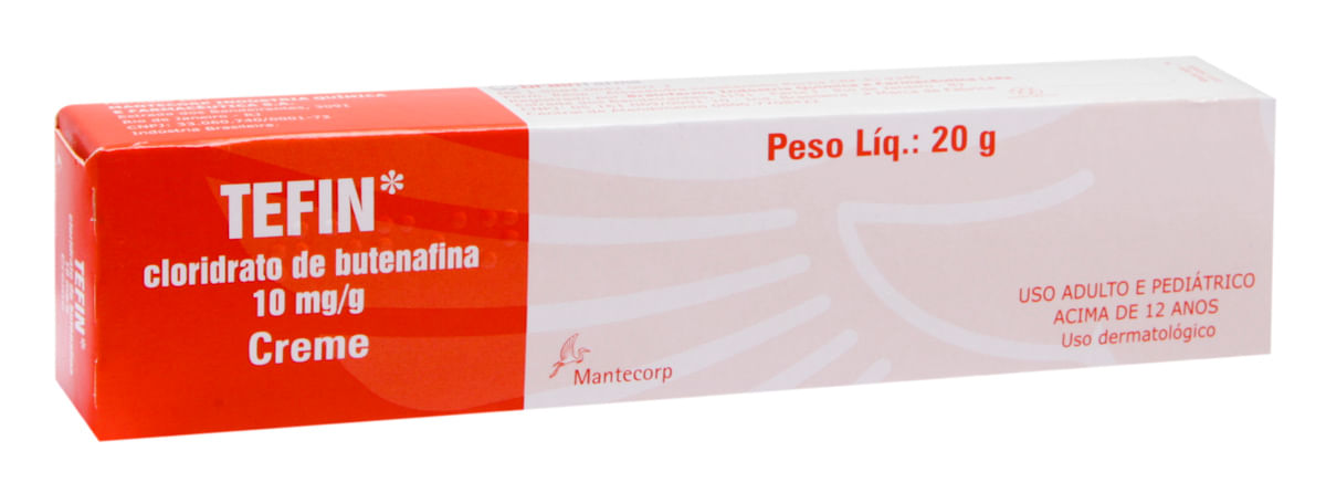 Tefin 10Mg Creme Dermatológico Bisnaga Com 20G | Drogafuji - Drogafuji