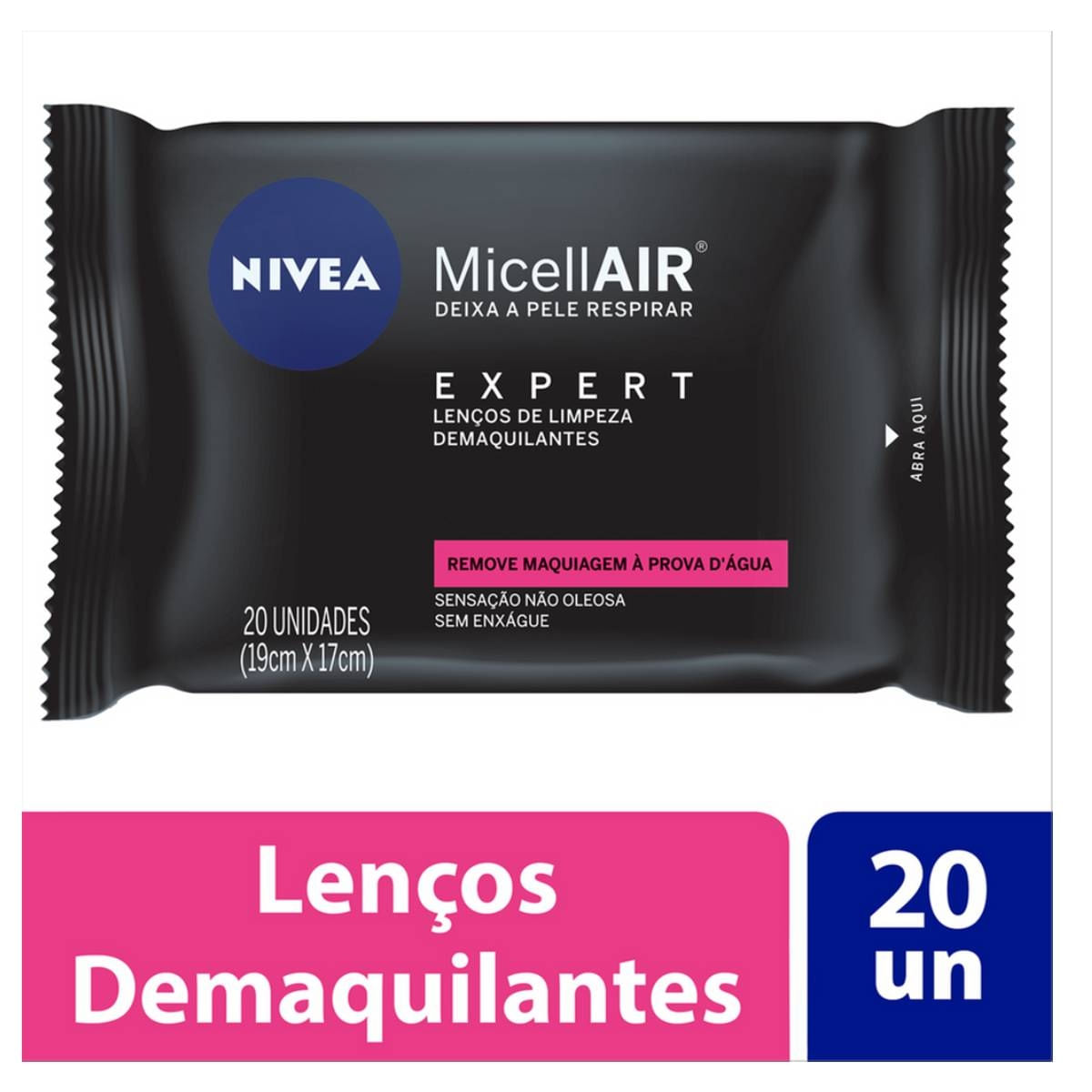 Nivea Lencos Demaquilantes Micel Expert 20Un | Drogafuji - Drogafuji