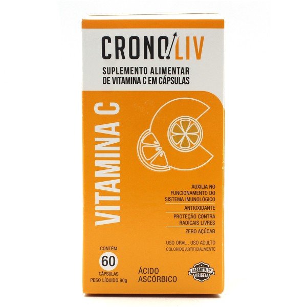 Cronoliv Vitamina C 60 Cápsulas | Drogafuji - Drogafuji