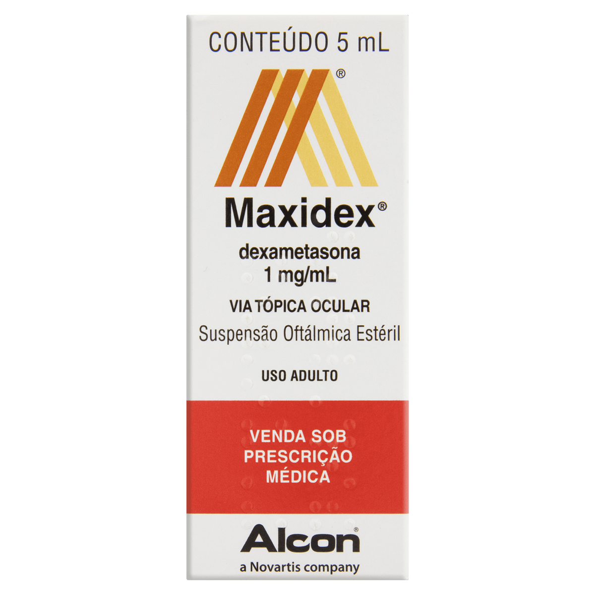 Maxidex 01% Solução Oftálmica Frasco Gotejador Com 5Ml | Drogafuji ...