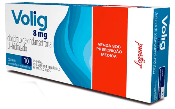 Ondasetrona Volig 8mg com 10 comprimidos legrand | Drogafuji - Drogafuji