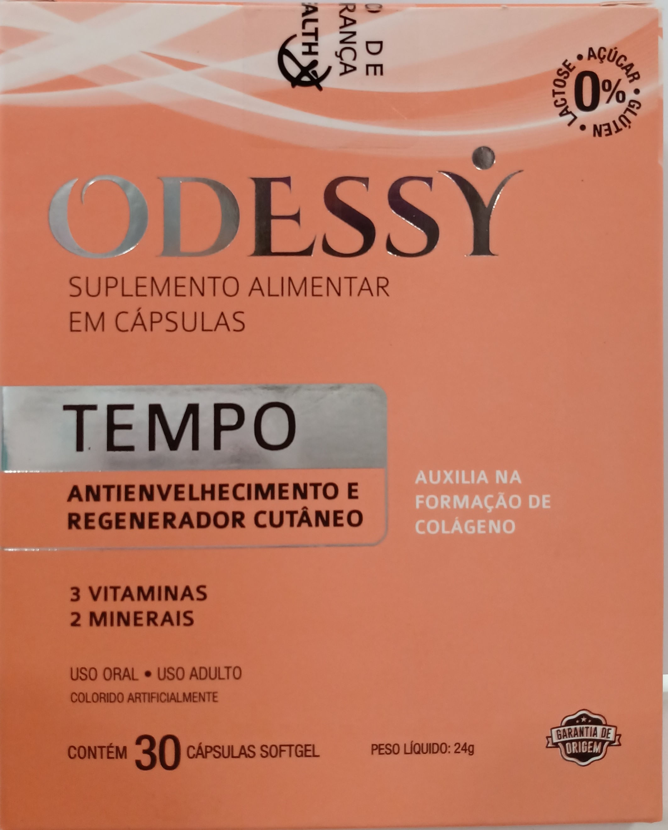 ODESSY TEMPO 30 CÁPSULAS SUPLEMENTO ALIMENTAR | Drogafuji - Drogafuji