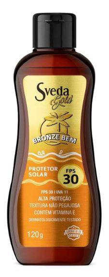 Sveda gold bronze bem FPS30 120g - Drogafuji