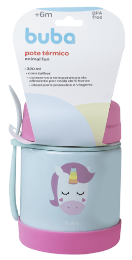 Pote Termico Animal Fun Unicórnio - Buba | Drogafuji - Drogafuji